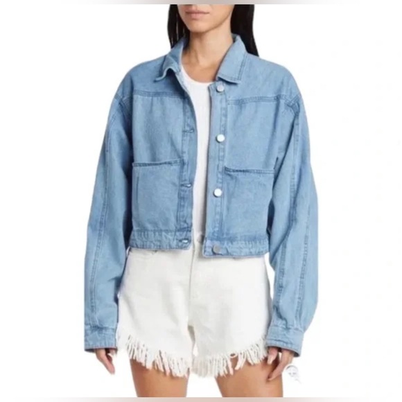 Blank NYC | Jackets & Coats | Blank Nyc Cropped Denim Jacket | Poshmark